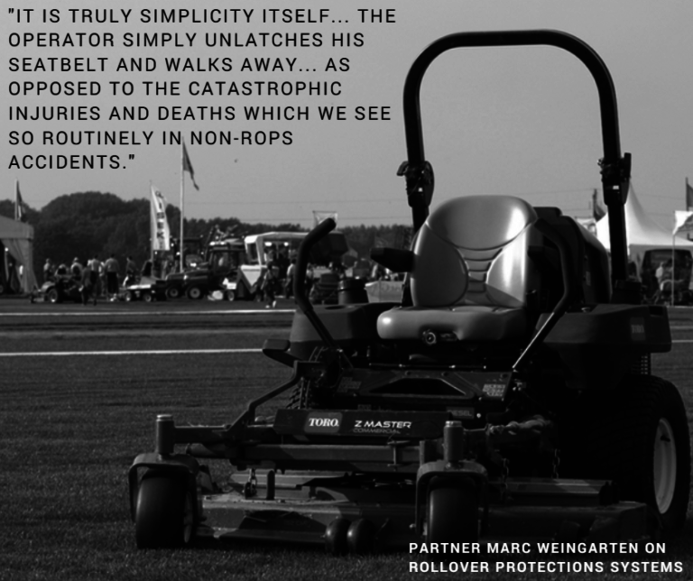 Riding Mower Tractor Rollover Hazards (Part III)